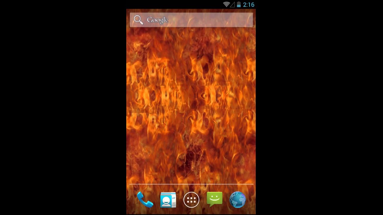 Fire From Hell Live Wallpaper