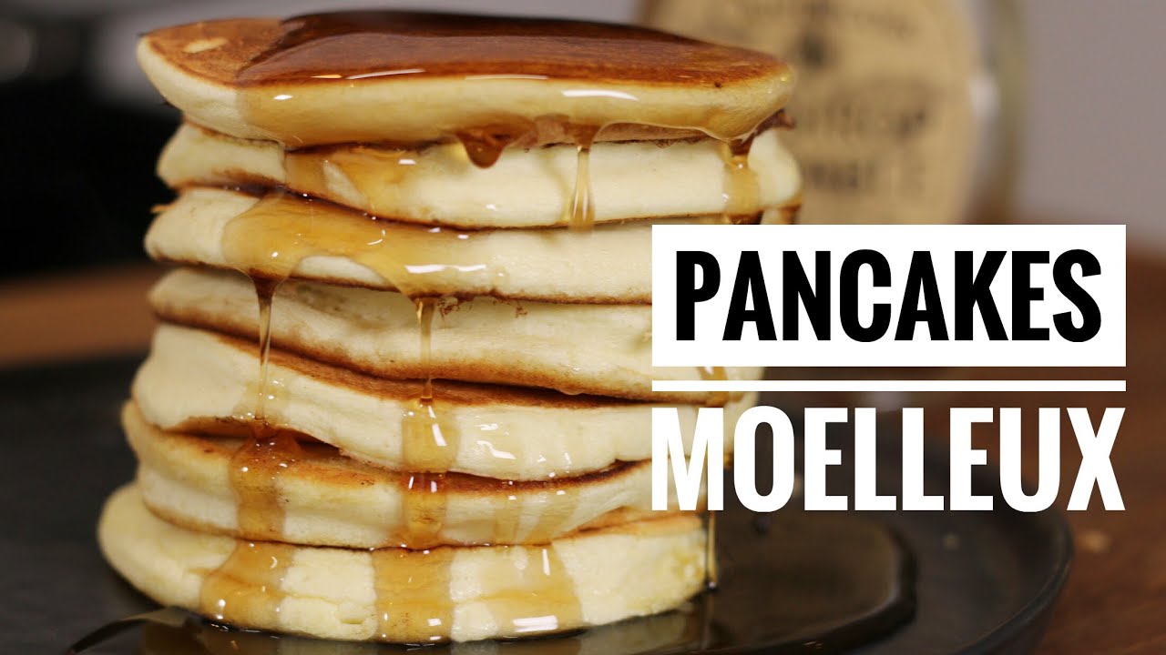 Easy recipe for fluffy pancakes by Hervé Cuisine