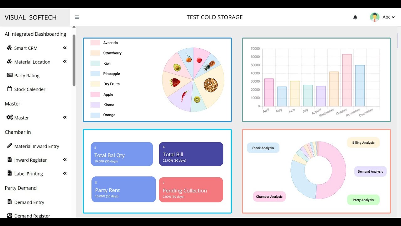 Cold Storage Management Software by Visual Softech | Inventory, Billing & Automation System