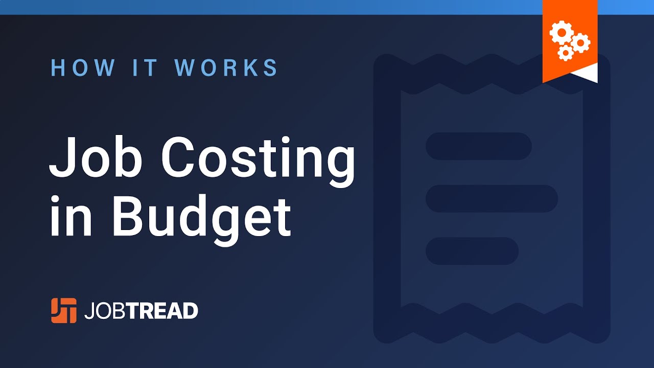 Job Costing in Budget