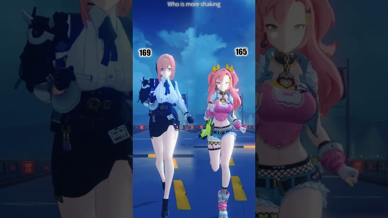 Zenless Zone Zero | Tsukishiro Yanagi vs Nicole Demara Run Comparison.