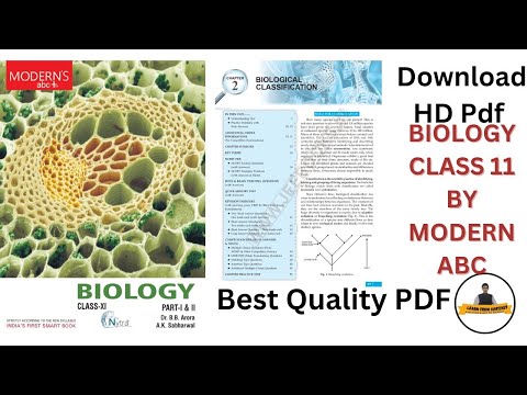 Biology by Modern ABC Class 11th With PDF Download Chapter 2 Biological Classification