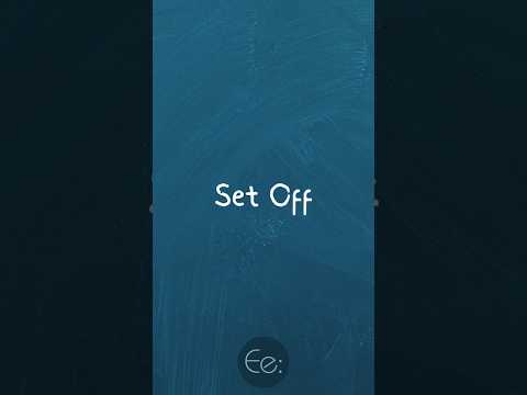 Set Off 🚀 What Does It Mean? English Explained #phrasalverbs #phrases #expression #meaning #esl