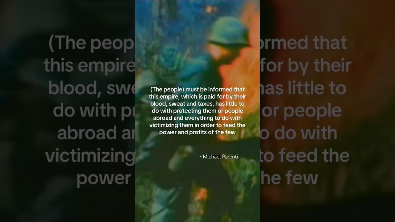 From ‘Against Empire’ by Michael Parenti #parenti #quotes #folkmusic