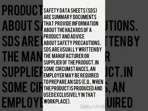 What is Safety Data Sheet (SDS)