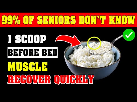 Eat THIS Before Bed or Your Muscles Will Keep Disappearing! Top 4 Bedtime Foods | Senior Health Tips