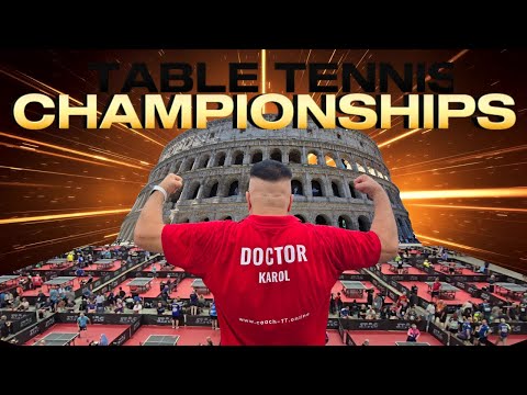 "Inside the World Veterans Table Tennis Championships 2024 in Rome 🇮🇹 | Epic Vlog"