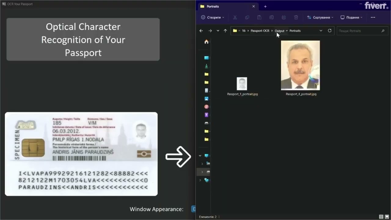 Passport OCR - App Demo