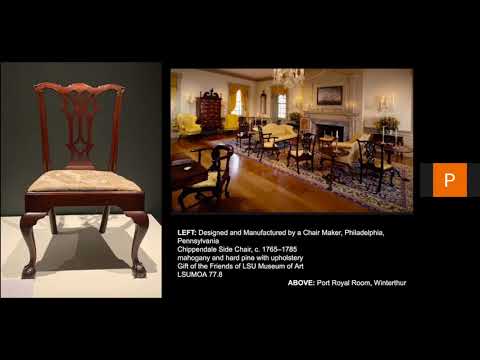 Virtual Gallery Talk: The Art of Seating