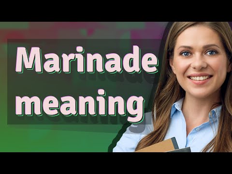 Marinade | meaning of Marinade