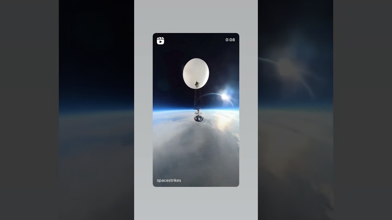 These people put a camera in @#outer-space with a #space-balloon ￼