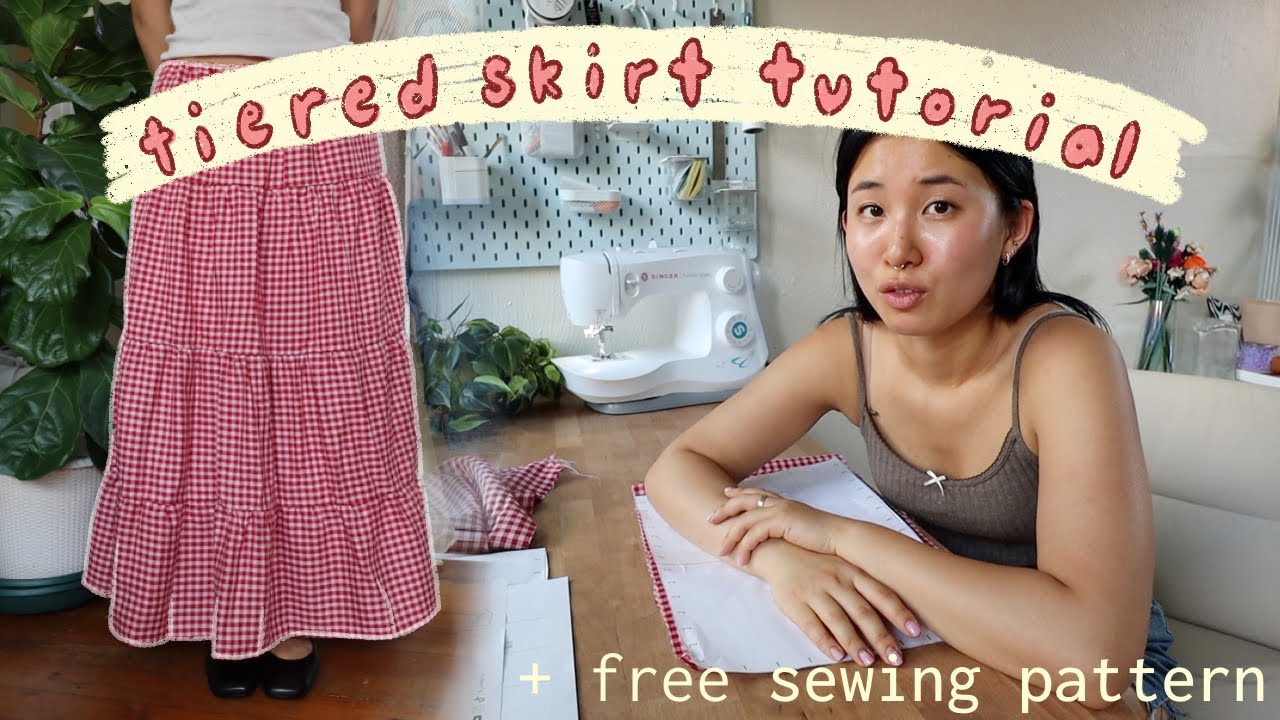 tiered ruffled maxi skirt sewing tutorial (w/ FREE pattern)