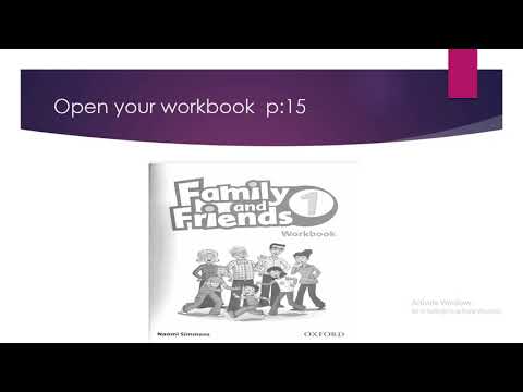 Untitled family and friends 1 workbook p:15