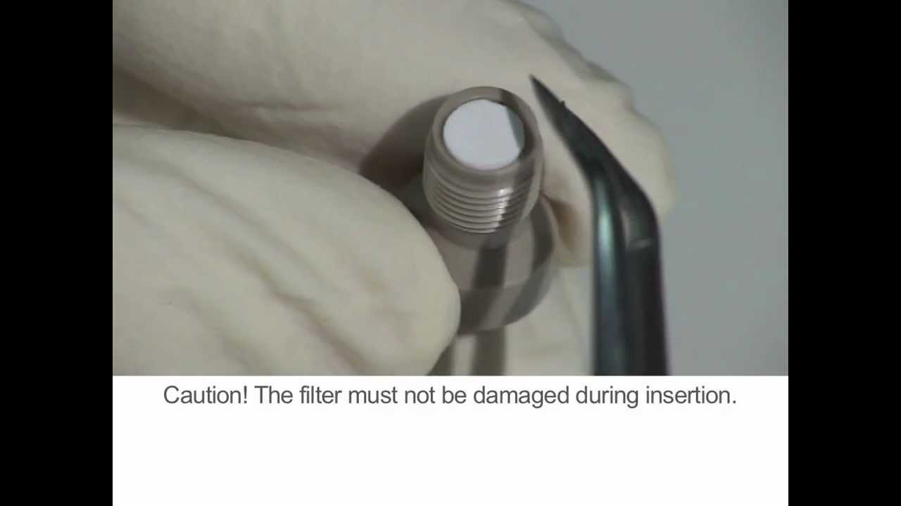 Inline filters - Replacing the inline filter