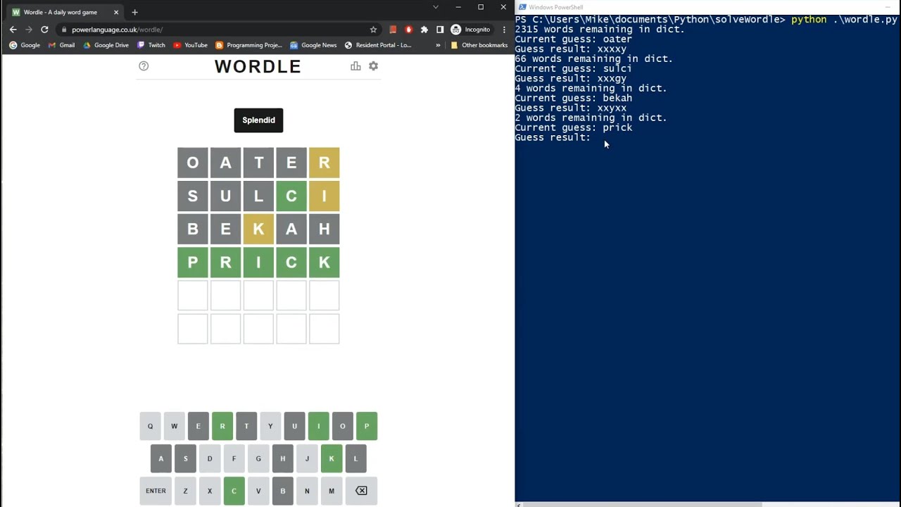Solving Wordle with Python