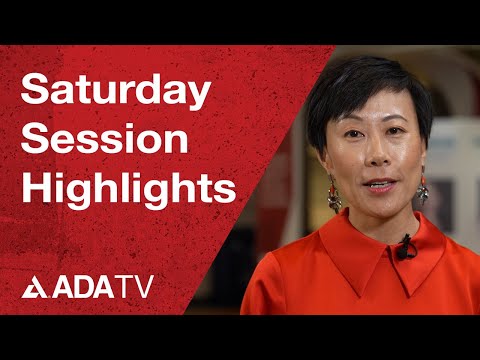 Saturday Highlights - ADA Planning Committee Chair Dr. Alice Cheng