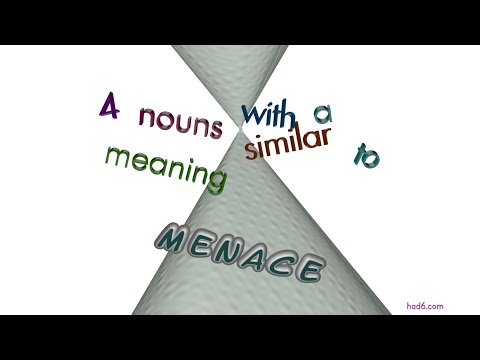 menace - 6 nouns synonym to menace (sentence examples)