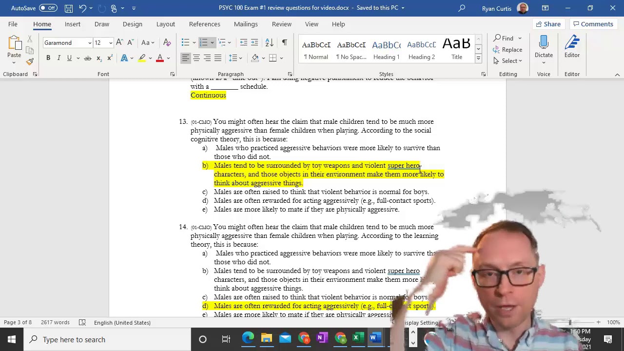 PSYC 1001 Exam 1 review