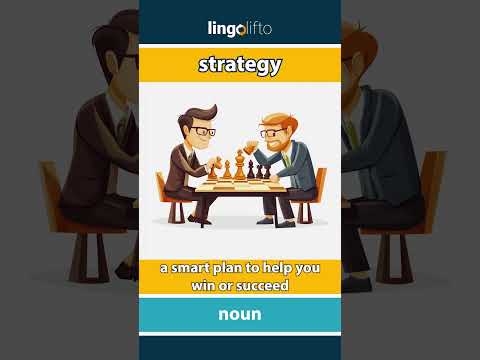 🇬🇧 Strategy Meaning : Flash Card : Learn English Vocabulary