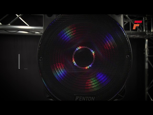 Fenton Lautsprecher FT15LED Aktiv Trolley-Speaker