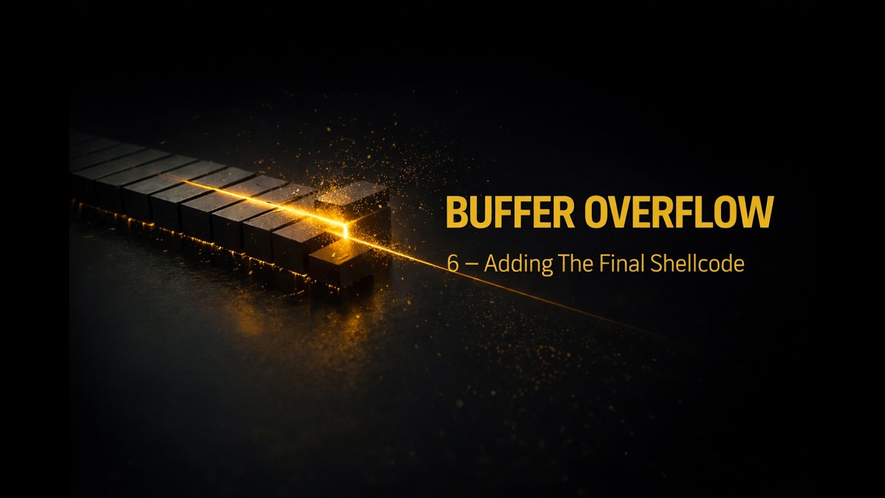 6 Adding the final shellcode