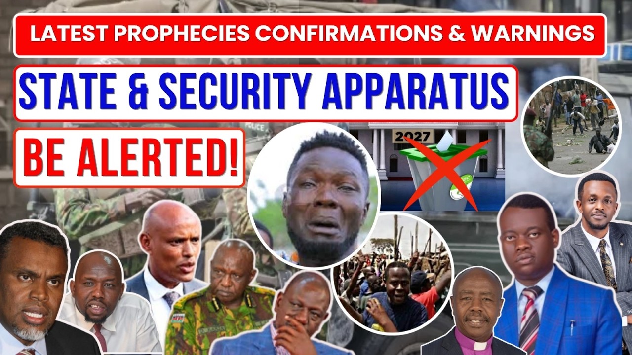 LATEST PROPHECIES CONFIRMATIONS & WARNINGS: STATE & SECURITY APPARATUS BE ALERTED