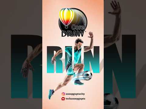 ⚡Typography Effect in Coreldraw for Beginners | #shorts #shortvideo #ytshorts #shortfeed #coreldraw