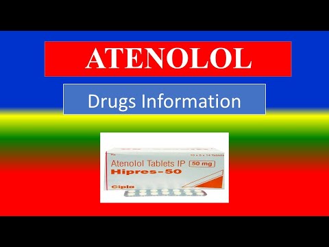 ATENOLOL - beta-blocker- Generic Name , Brand Names, How to use, Precautions, Side Effects