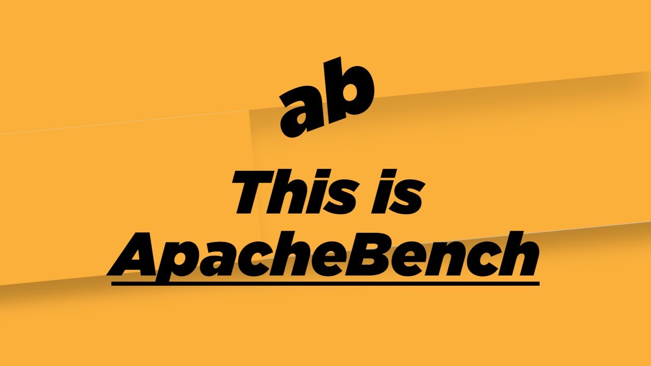 Benchmarking using ApacheBench ab