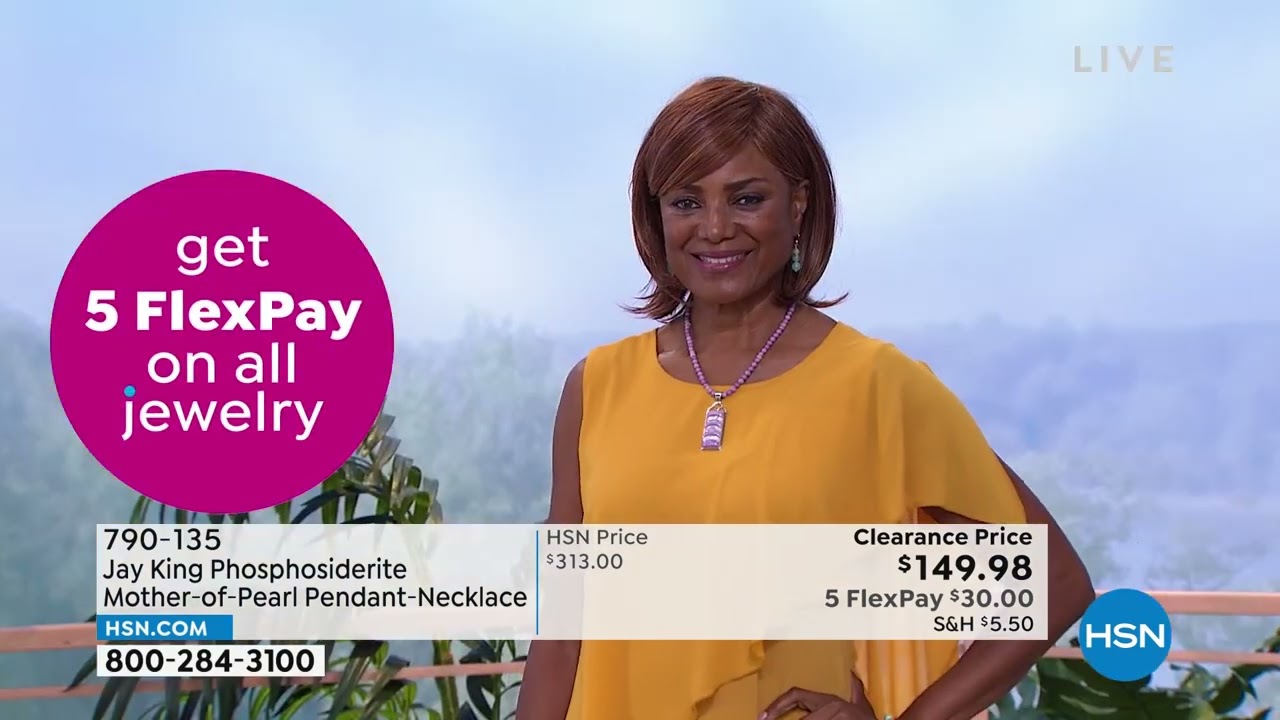 Jay King Phosphosiderite and MotherofPearl Pendant with ...