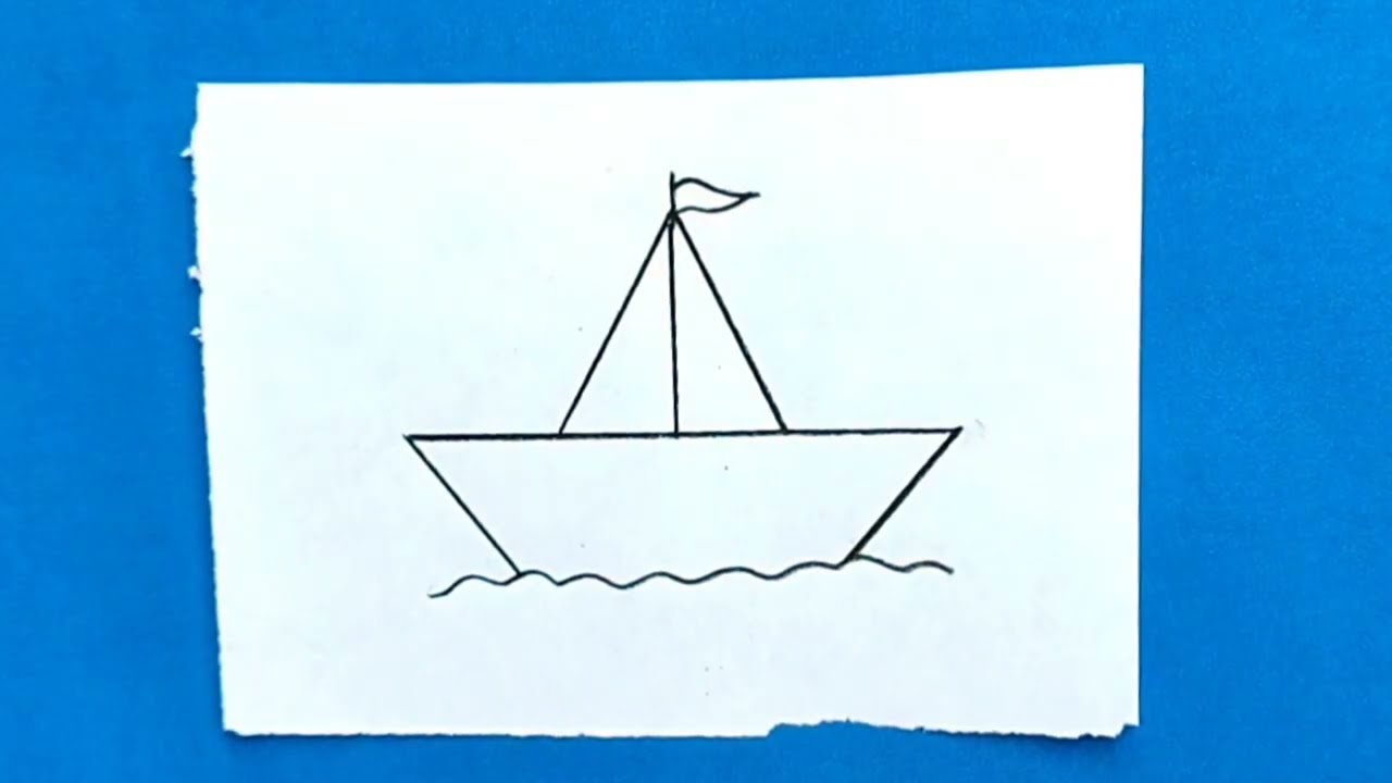 How to Draw a Boat | Easy Boat Drawing Easy Step by Step