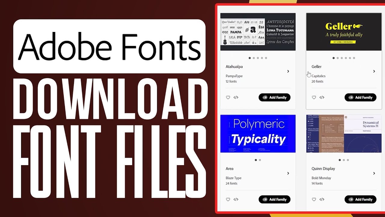 How To Download Font Files From Adobe Fonts (Full Tutorial)