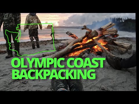 Olympic Coast Backpacking - Dead Whales & Big Fires on Third Beach