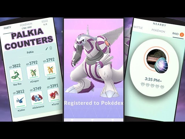 Pokemon GO Raid Guide: Palkia counters weaknesses (August 2021)