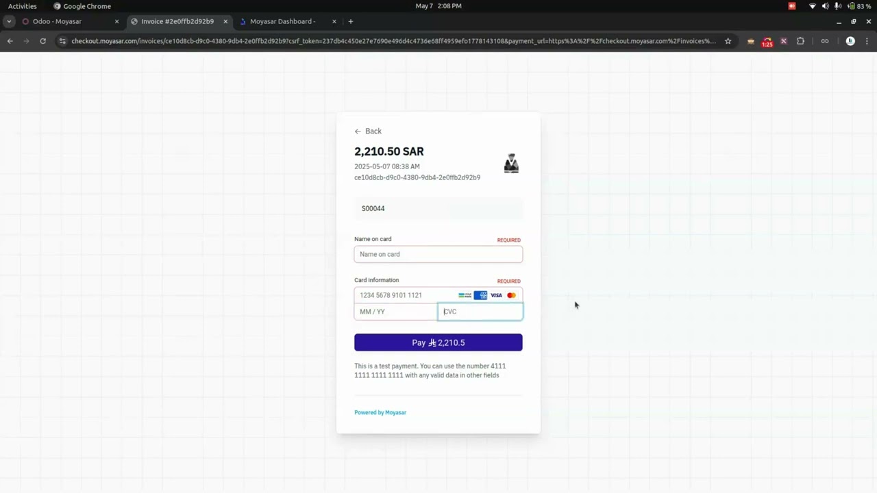 How to Integrate Moyasar Payment Acquirer in Odoo | Moyasar Payment Gateway | Moyasar Connector
