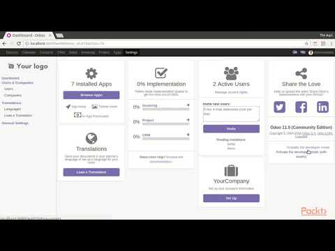 Learn Odoo 11 Development Essentials Create New Model Using the models Model Class| packtpub com ...