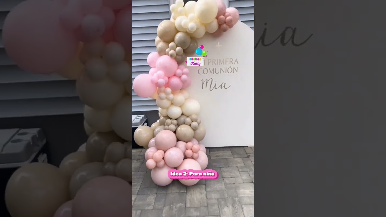 4 ideas para decorar la primera comunión de tu hijo/a | Globos Katty Perú #decoraciones #fiesta