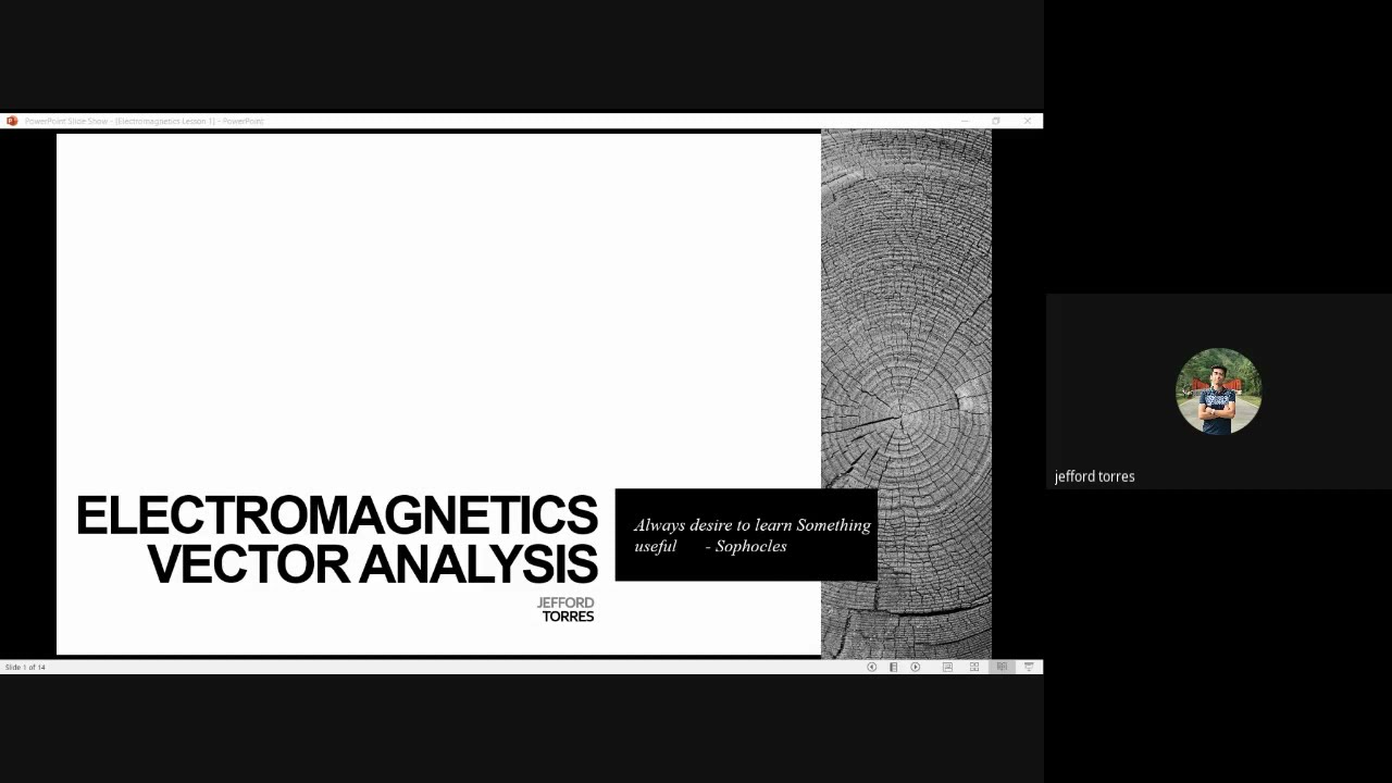 VECTOR ANALYSIS | ELECTROMAGNETICS