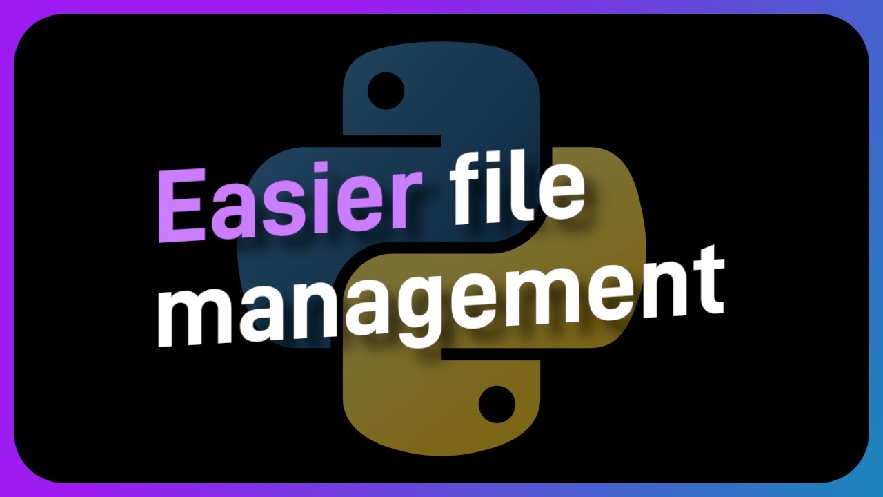 Pathlib makes file management EASY in Python