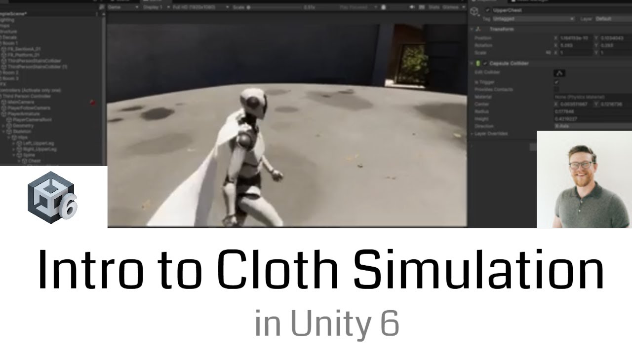 Cloth Simulation in Unity 6 - Creating a Cape