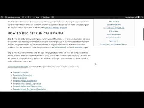 How to Start an Business in California | CA Secretary of State