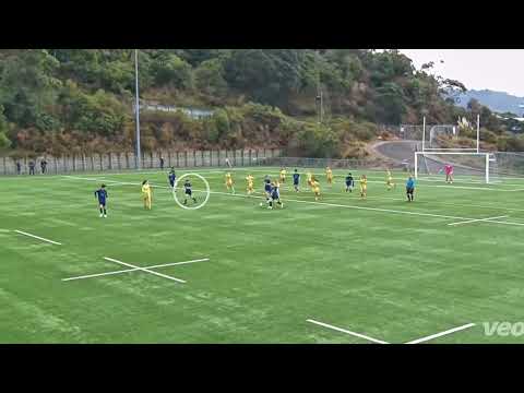 Albert O'Reilly NZ Football Highlights VS Upper Hutt - U15 2010 - 14 YO Center Mid