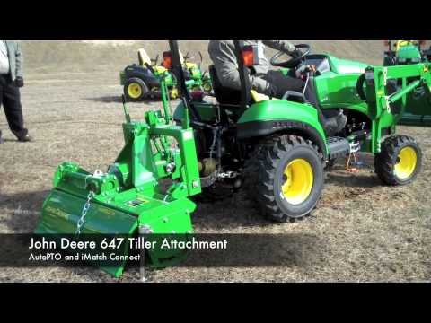 John Deere Tiller Attachment Demonstration