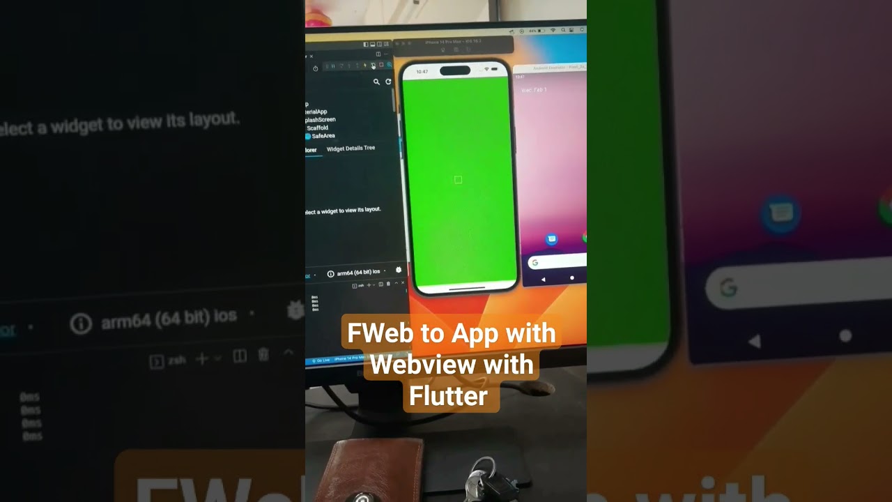 Convert Web to App with Flutter 🔥 #shortvideo #flutter #programming