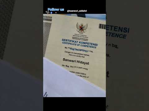 Sertifikat Gelar Non Akademik diterima (C.TCC)