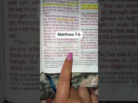 Matthew 7:6