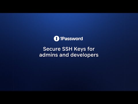Secure SSH Keys for admins and developers