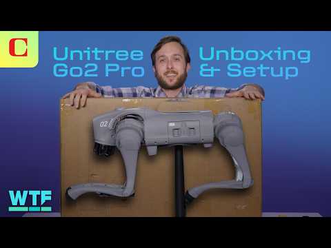Unboxing Unitree's Go2 Pro: What It’s Like Unboxing a $5k Robot Dog | What The Future