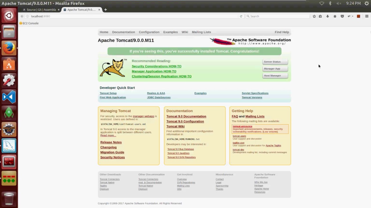 Set up for Tomcat & Git