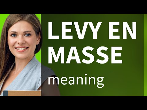 Levy en masse — what is LEVY EN MASSE definition